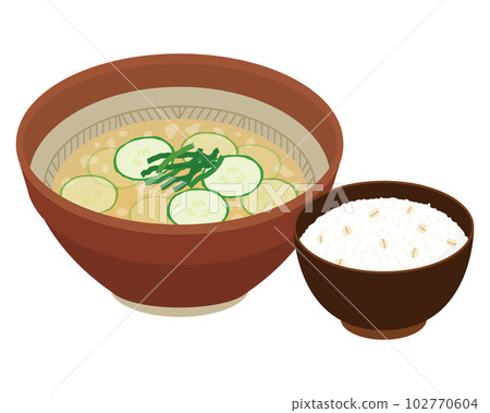 Illustration of cold soup - Stock Illustration [102770604] - PIXTA