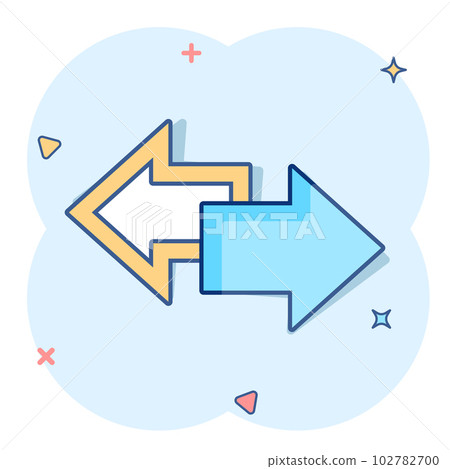 Cartoon Arrow Pointing Left