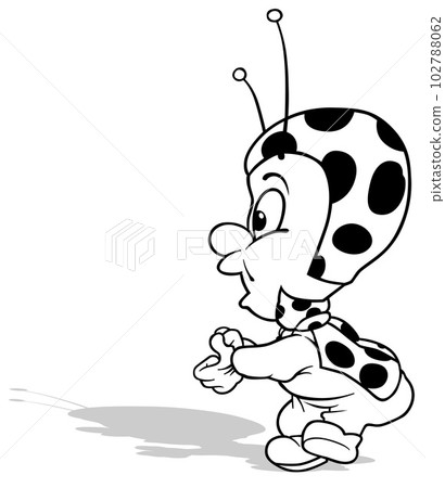 Cute Bug Clipart Black And White