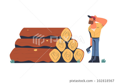Bearded Logger Logger With Beard Stock Photos, Royalty Free Logger
