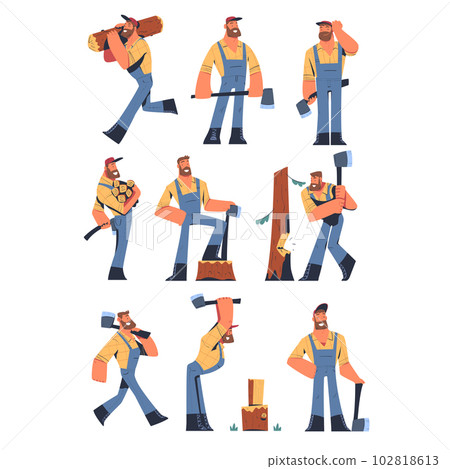 Bearded Logger Logger With Beard Stock Photos, Royalty Free Logger