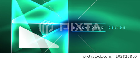 Neon lights hacking geometric background,... - Stock Illustration ...