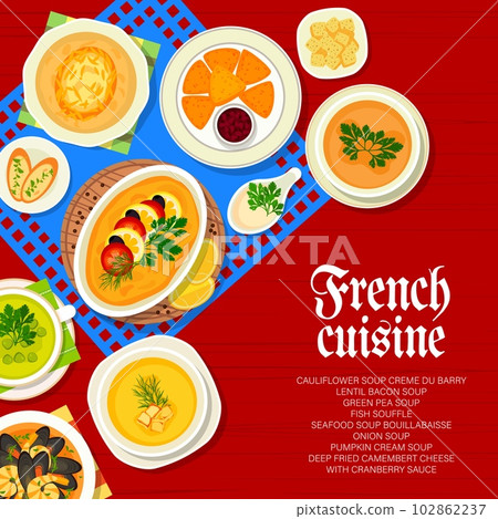 French cuisine restaurant menu cover vector...-插圖素材 [102862237] - PIXTA圖庫