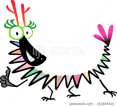 dragon, liveliness, auspicious - Stock Illustration [102884420] - PIXTA
