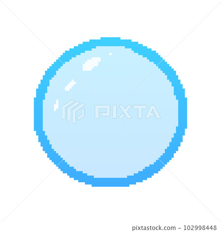 Pixel art _ marble (blue) - Stock Illustration [102998448] - PIXTA