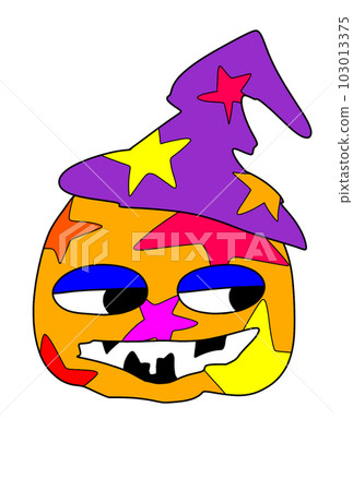 A ghost with a sarcastic gaze - Stock Illustration [103013375] - PIXTA