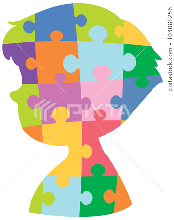 Human body jigsaw puzzle - Stock Illustration [103081256] - PIXTA