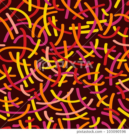 Geometric abstract seamless pattern. Scattered... - Stock Illustration ...