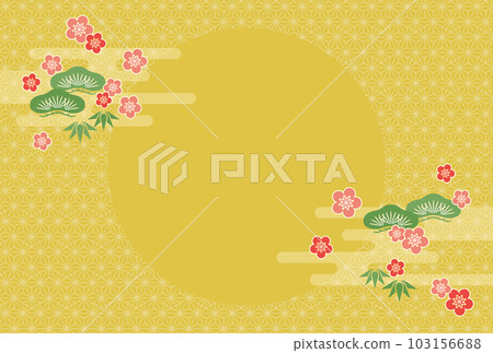 Japanese pattern frame - Stock Illustration [103156688] - PIXTA