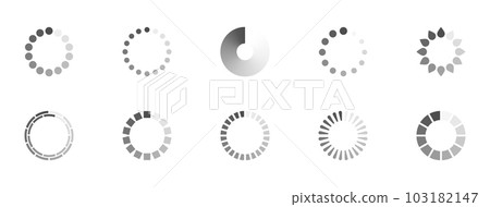 Download sign set. Load icons set. Load system.... - Stock Illustration ...