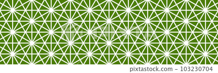 Japanese pattern background hemp leaf - Stock Illustration [103230704 ...