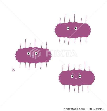 Escherichia coli character illustration - Stock Illustration [103249950 ...