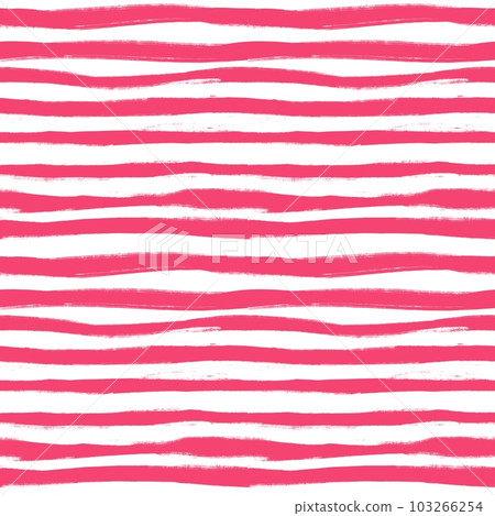 Hand drawn seamless pattern with red magenta... - Stock Illustration ...