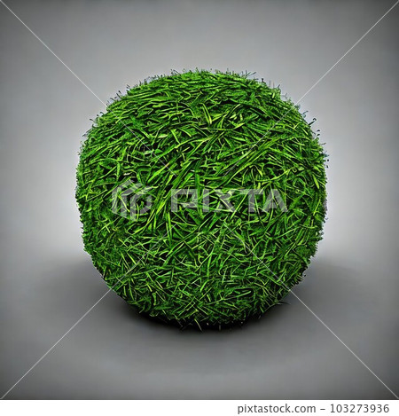 AI generated, grass sphere - Stock Illustration [103273936] - PIXTA