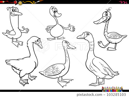 geese coloring pages