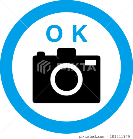Photo shooting OK icon - Stock Illustration [103311549] - PIXTA