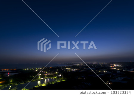 Asahi City Night view from... - Stock Photo [103323354] - PIXTA
