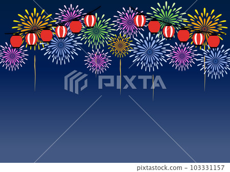 Summer festival background - Stock Illustration [103331157] - PIXTA