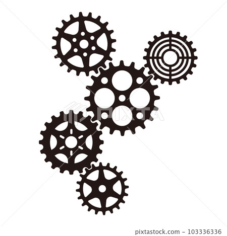 gear cog set - Stock Illustration [103336336] - PIXTA