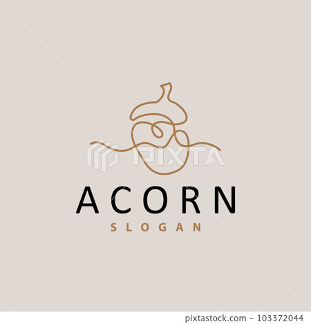 Acron Logo, Premium Design Simple Vintage Retro... - Stock Illustration ...