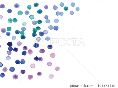 hand drawn watercolor polka dot background... - Stock Illustration ...