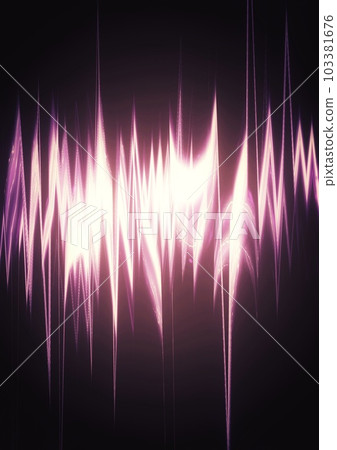 Abstract light waveform and black background - Stock Illustration ...