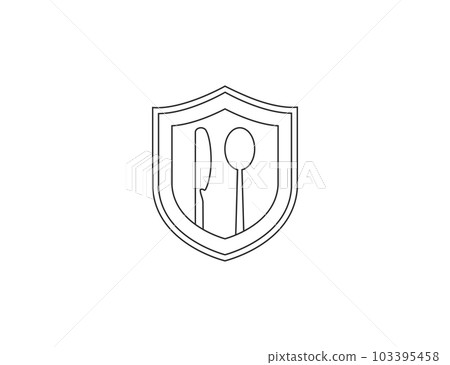 Food safety icon. Vector illustration. - Stock Illustration [103395458 ...