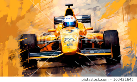 Illustration of Formula 1 competition in Miami,... - Stock Illustration ...