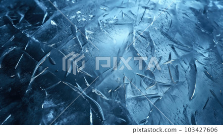 Frozen ice with scratched background, frost... - Stock Illustration ...