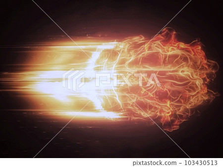 3d illustration of fireball exploding and... - Stock Illustration ...