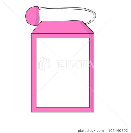 pink elementary school name tag - Stock Illustration [103440892] - PIXTA