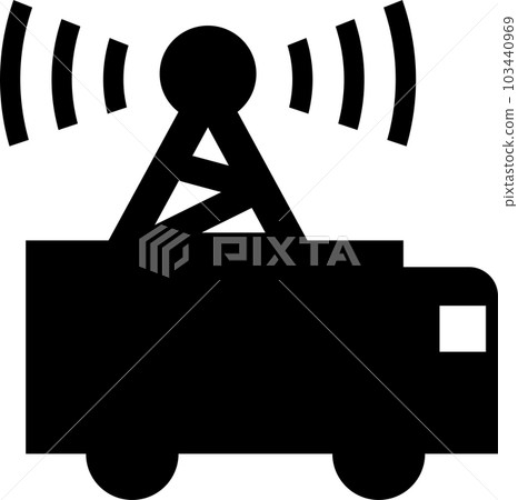 Image illustration of a vehicle with a mobile... - Stock Illustration ...