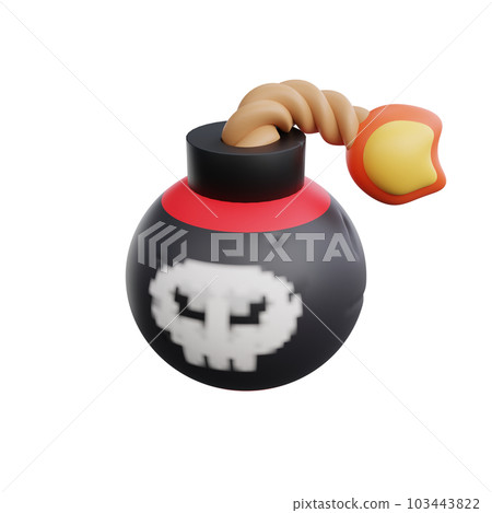 3d rendering game asset bomb - Stock Illustration [103443822] - PIXTA