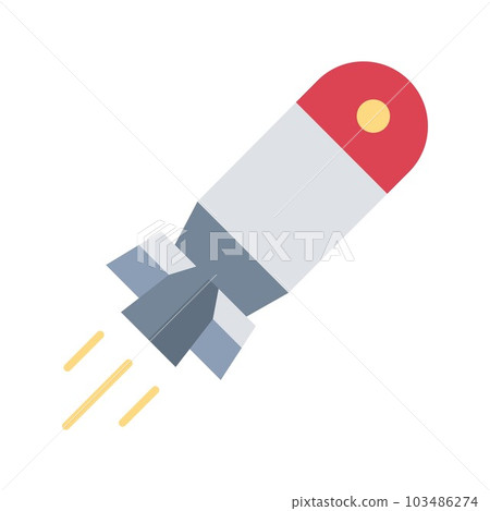 Torpedo icon vector image.-插圖素材 [103486274] - PIXTA圖庫