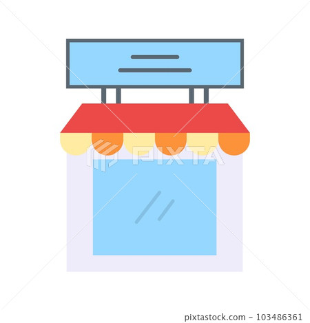 Store Sign icon vector image. - Stock Illustration [103486361] - PIXTA