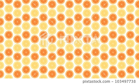orange and lemon slice pattern background - Stock Illustration ...