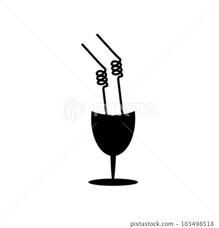 straw icon vector illustration design - Stock Illustration [103498518 ...