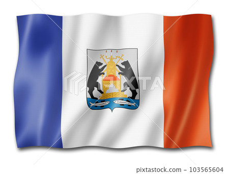 Novgorod state - Oblast - flag, Russia-插圖素材 [103565604] - PIXTA圖庫