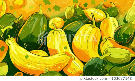 Cartoon Yellow Squash 35 Yellow Squash High Res Illustrations Getty