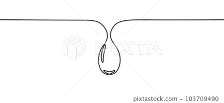 Water Drop Drawing Black And White