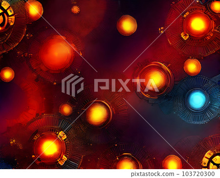 Futuristic hightec steampunk board in 3D. - Stock Illustration ...