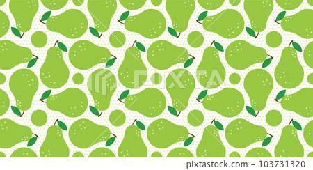 Pear pattern background material - Stock Illustration [103731320] - PIXTA