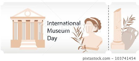 International Museum Day. May 18. Vector... - Stock Illustration ...