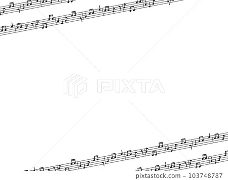 musical note sheet music background - Stock Illustration [103748787 ...