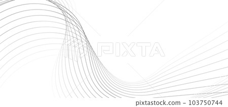 abstract white wave background vector illustration - Stock Illustration ...