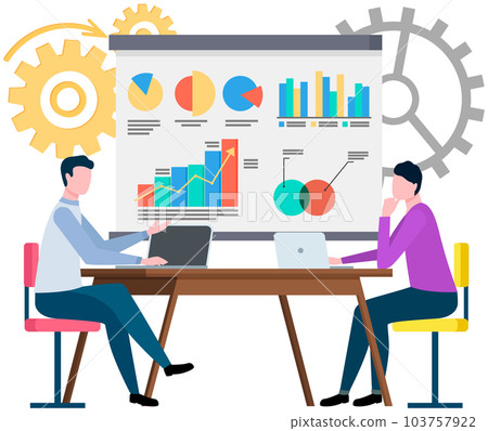Business strategy planning, project management.... - Stock Illustration ...