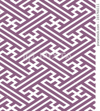 Traditional pattern, twill pattern - Stock Illustration [103768111] - PIXTA
