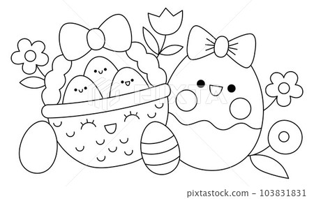 easter illustration vector