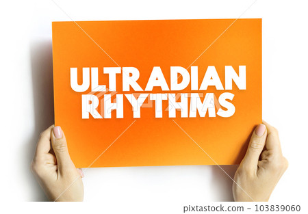 Ultradian rhythm is a recurrent period or cycle... - Stock Photo ...