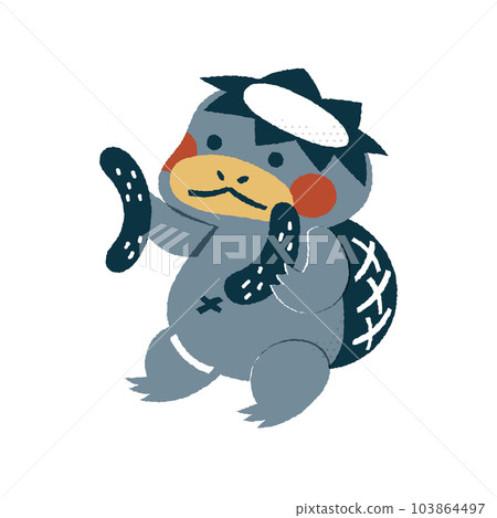 Kappa Loose and cute illustrations - Stock Illustration [103864497] - PIXTA